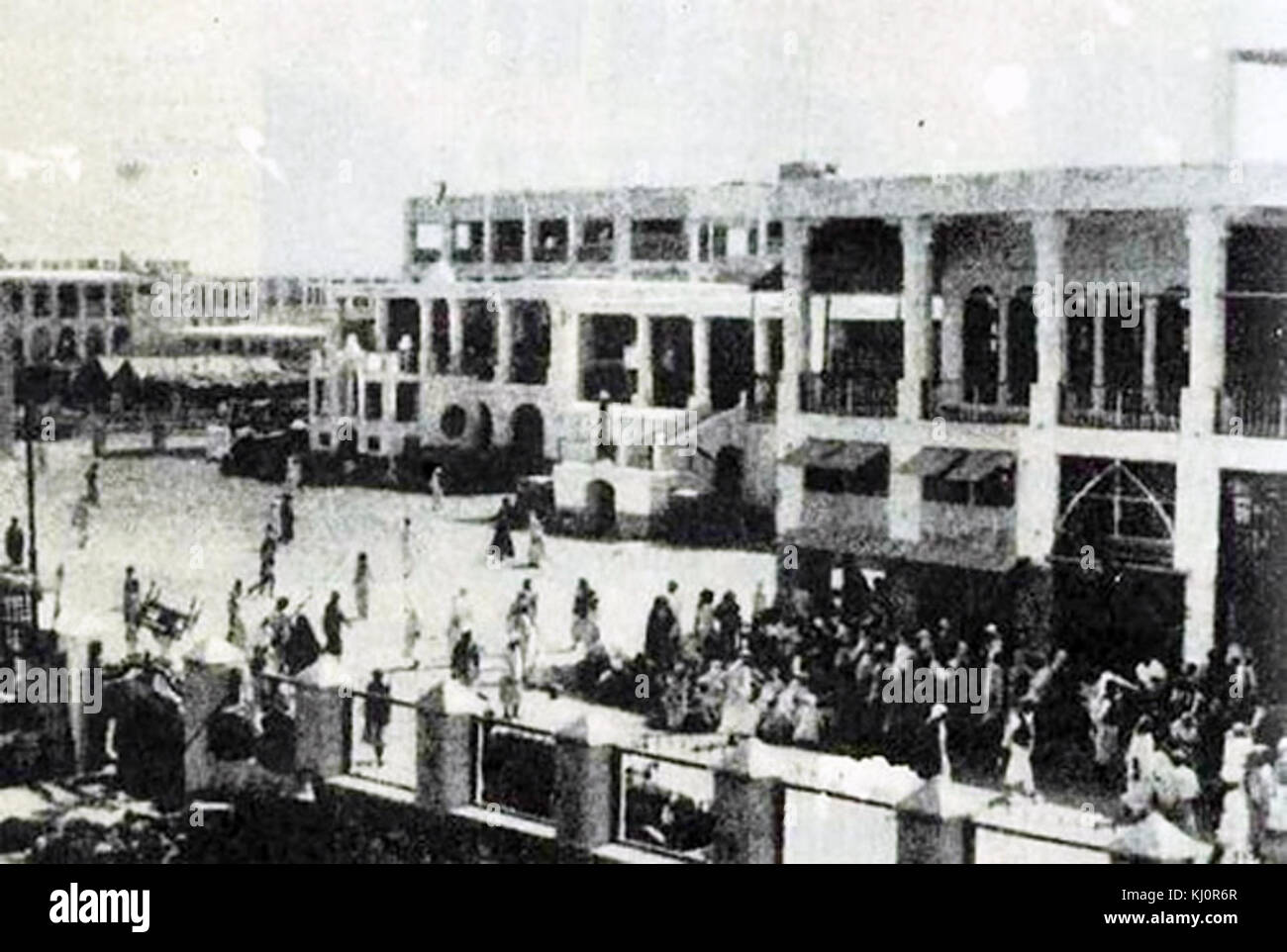 The Manama customs office and seaport, key to Bahrain’s maritime trade ...