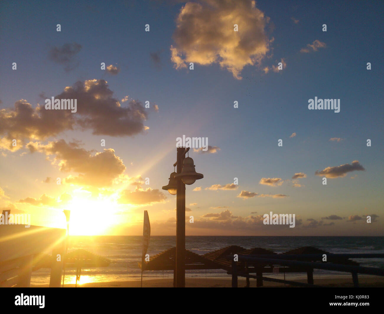 Israel 46355 Haifa sunset Stock Photo - Alamy