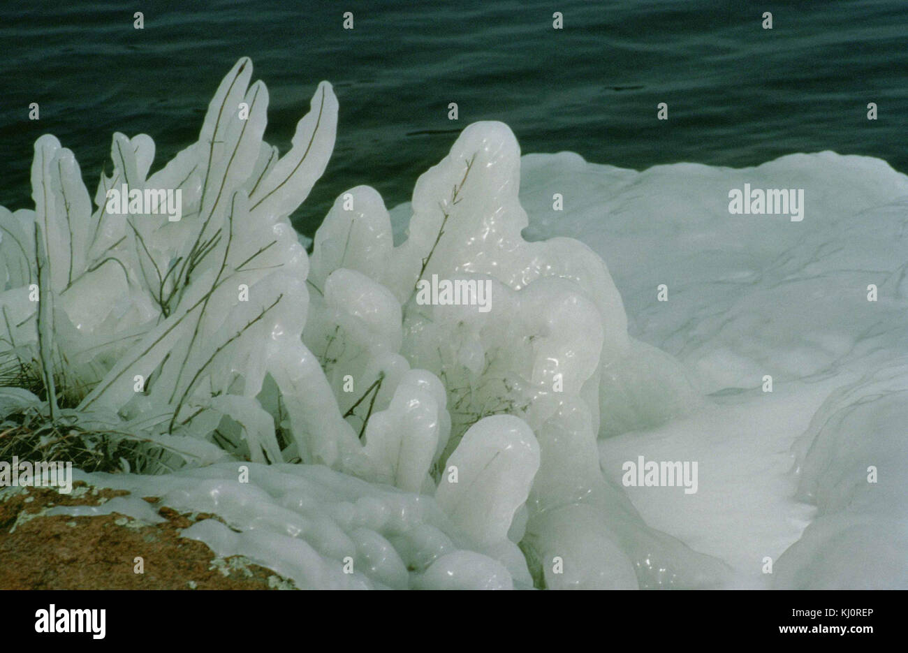 Ice formation landscape Stock Photo - Alamy