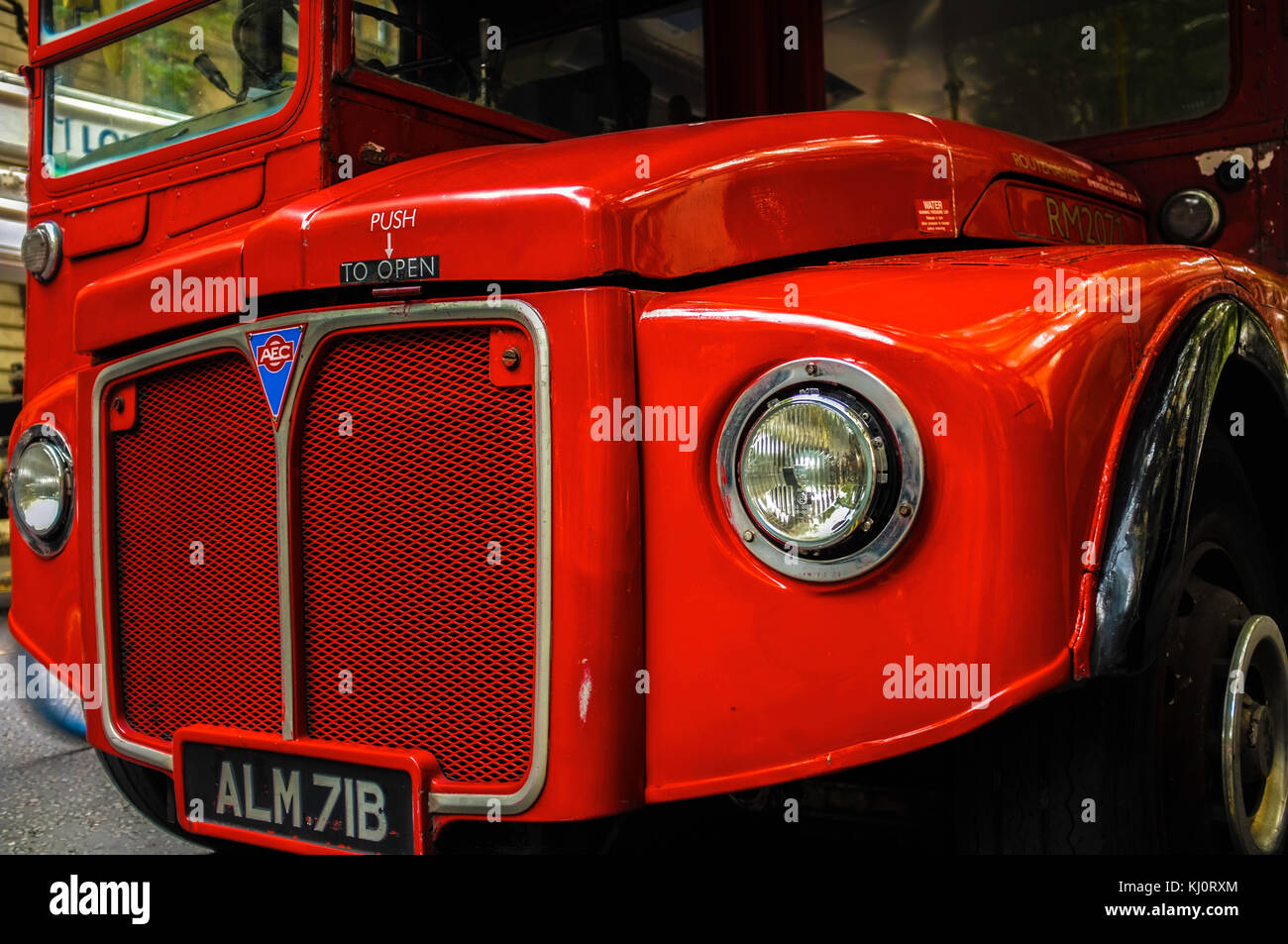 Red bus Uk Stock Photo - Alamy