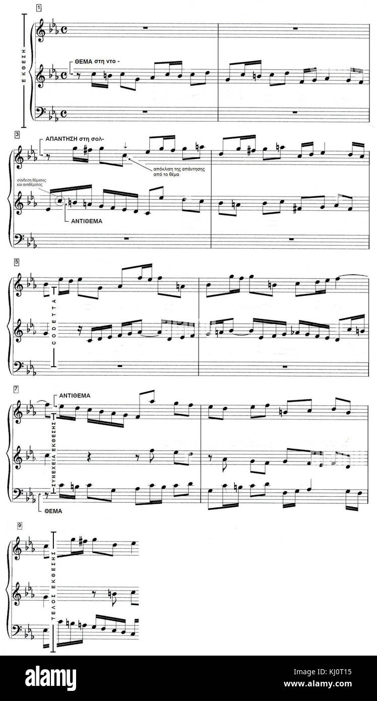 A piece of music titled *BachKleidokymvaloINo2DoElassEkthesi*, possibly ...