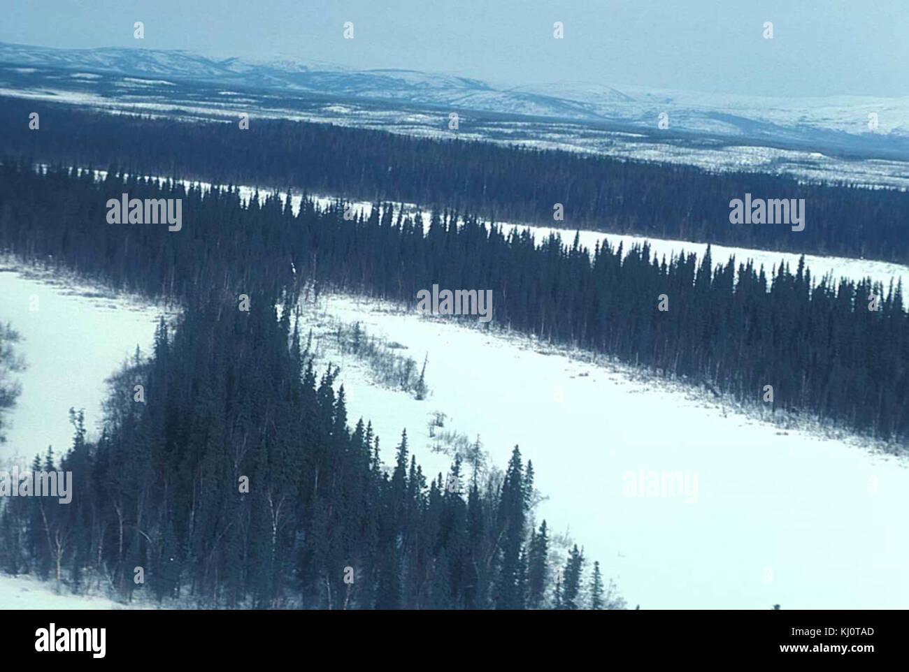 Innoko river basin at winter Stock Photo - Alamy