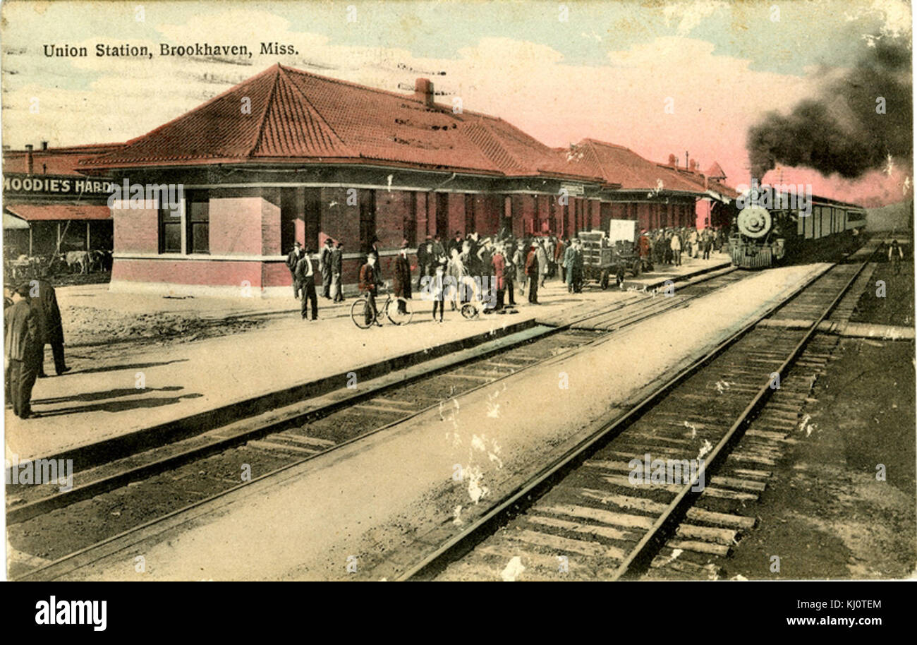 Brookhaven Union Station Stock Photo - Alamy