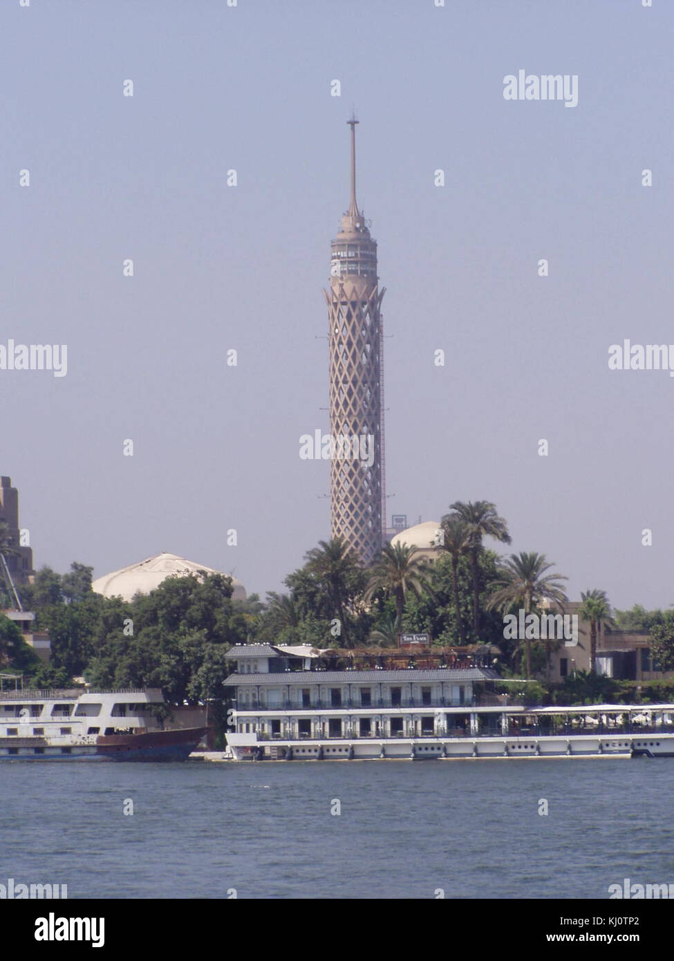 Cairo tower building architecture Stock Photo - Alamy