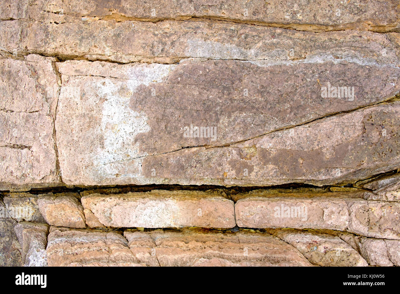 Tilted sedimentary rock layers in hi-res stock photography and images ...