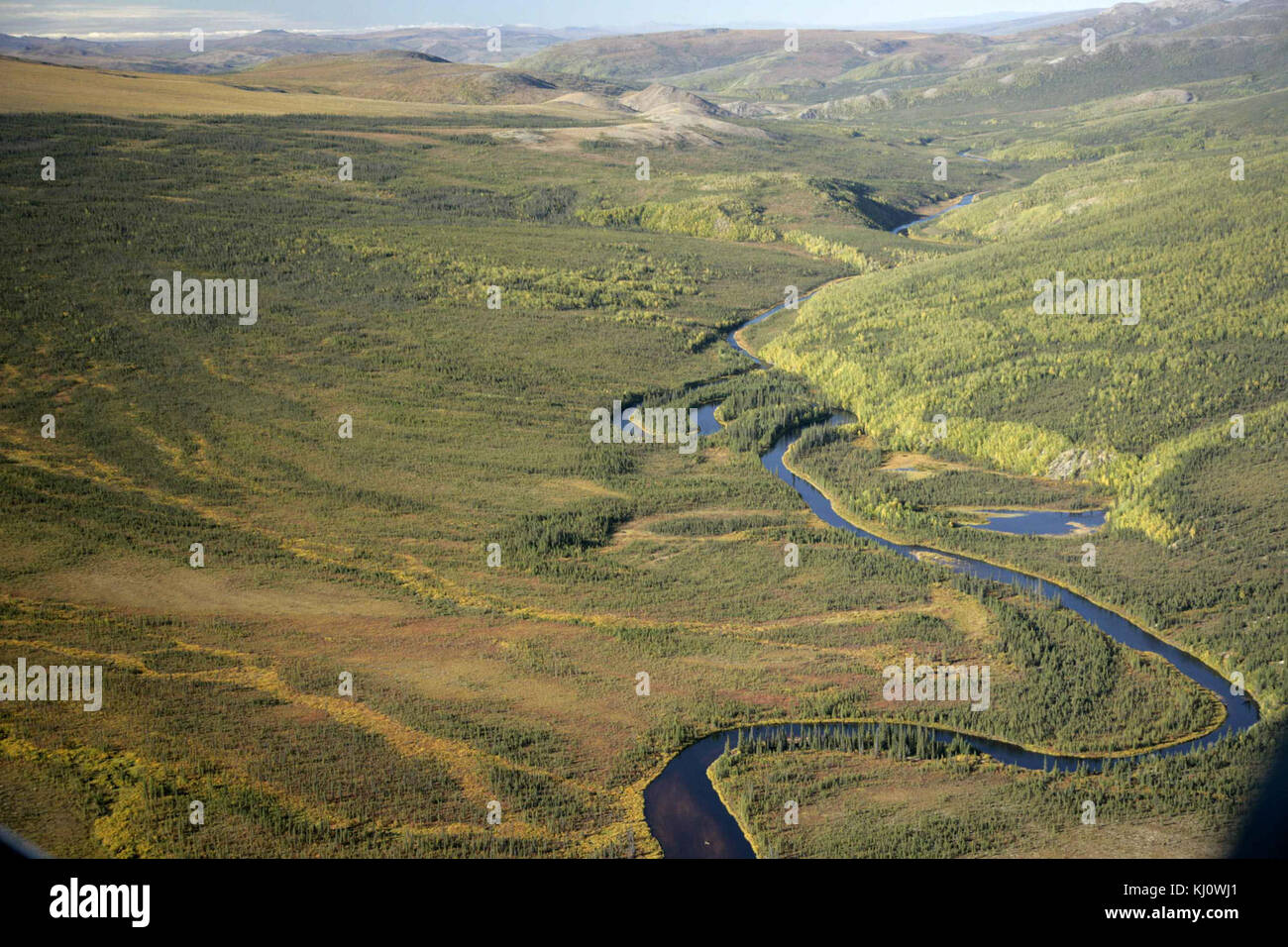 Kanuti river at east boundary of kanuti national wildlife refuge Stock ...
