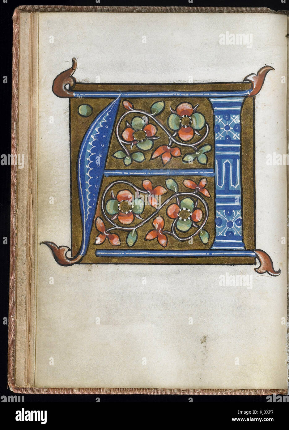 French - Leaf from Alphabet Book - Walters W2007V - Open Reverse Stock ...