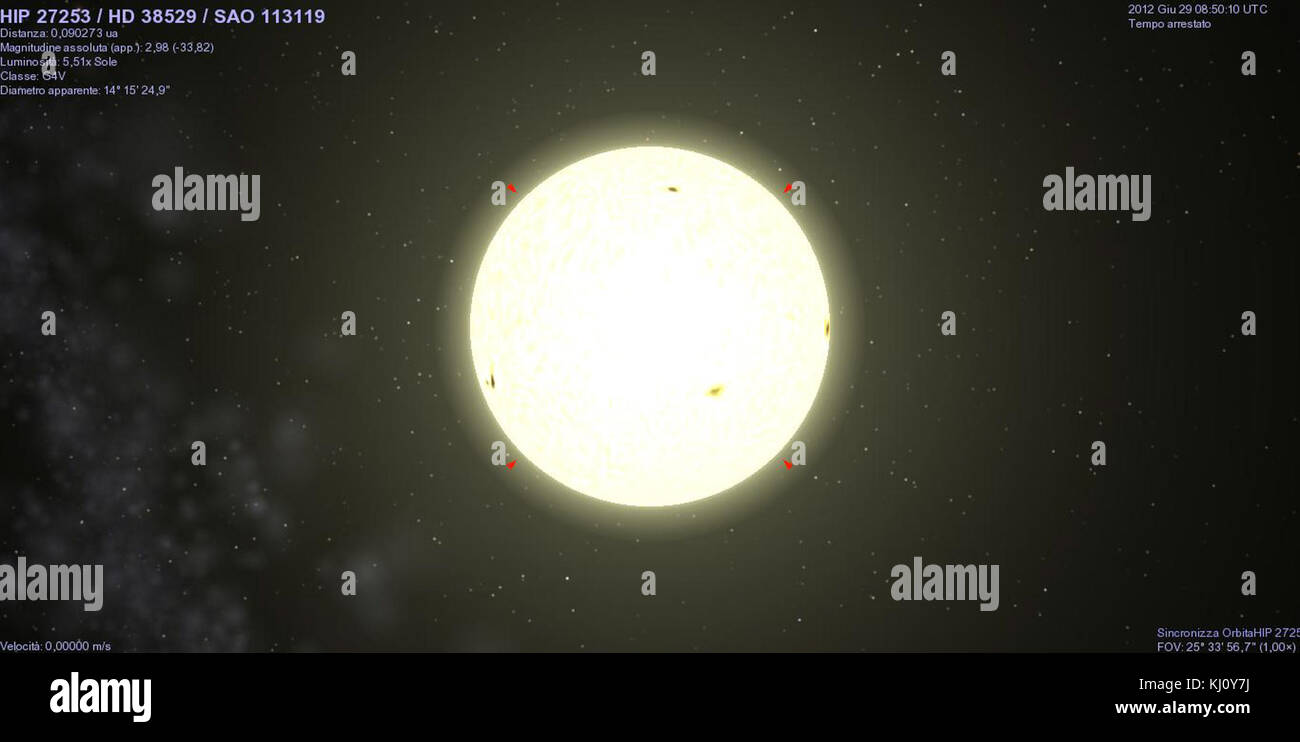 HD 38529 is a star system located in the constellation of Virgo, and ...