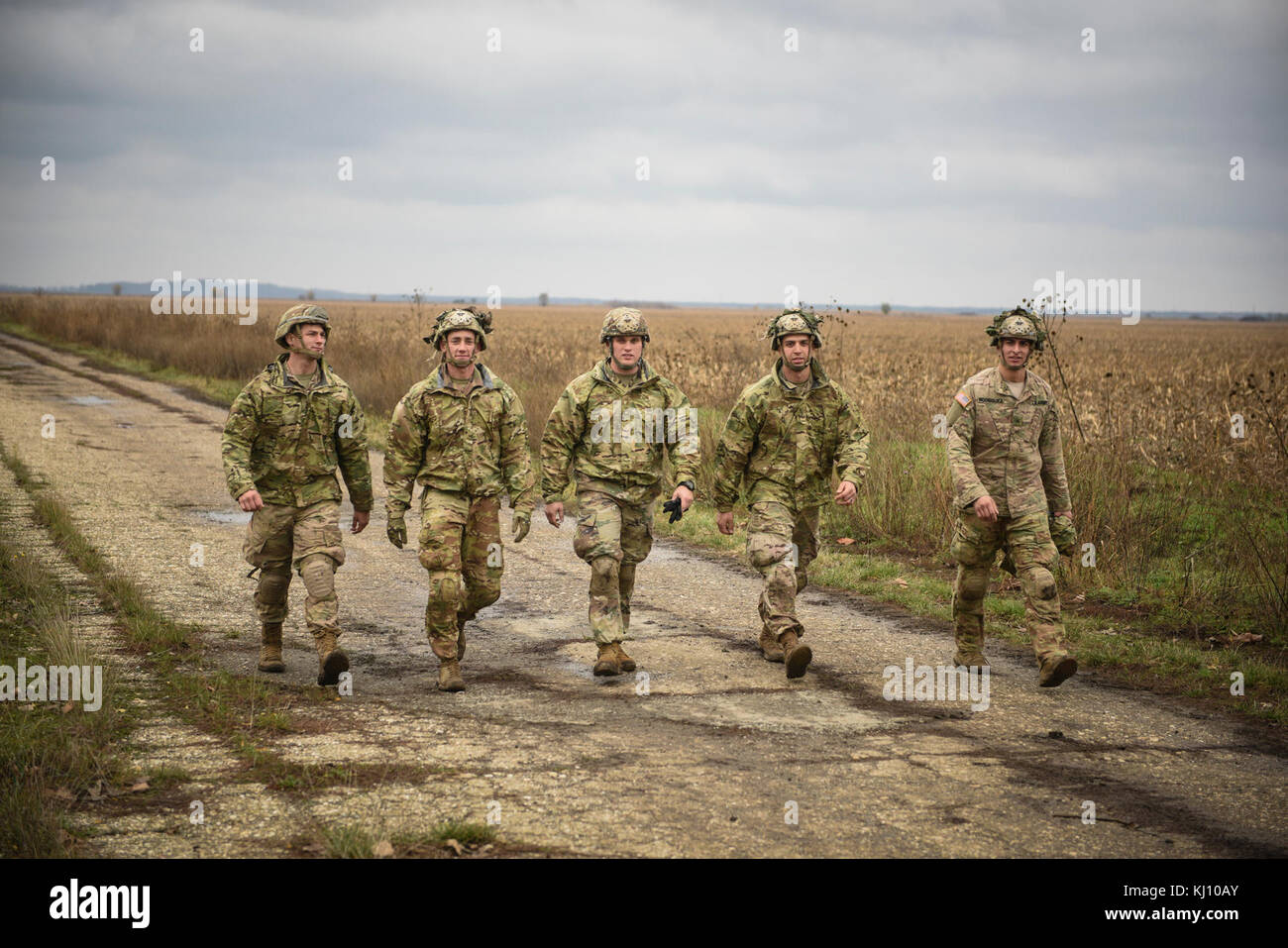 KOVIN, Serbia -- Paratroopers from Able Co. 2nd Bn., 503rd Infantry ...