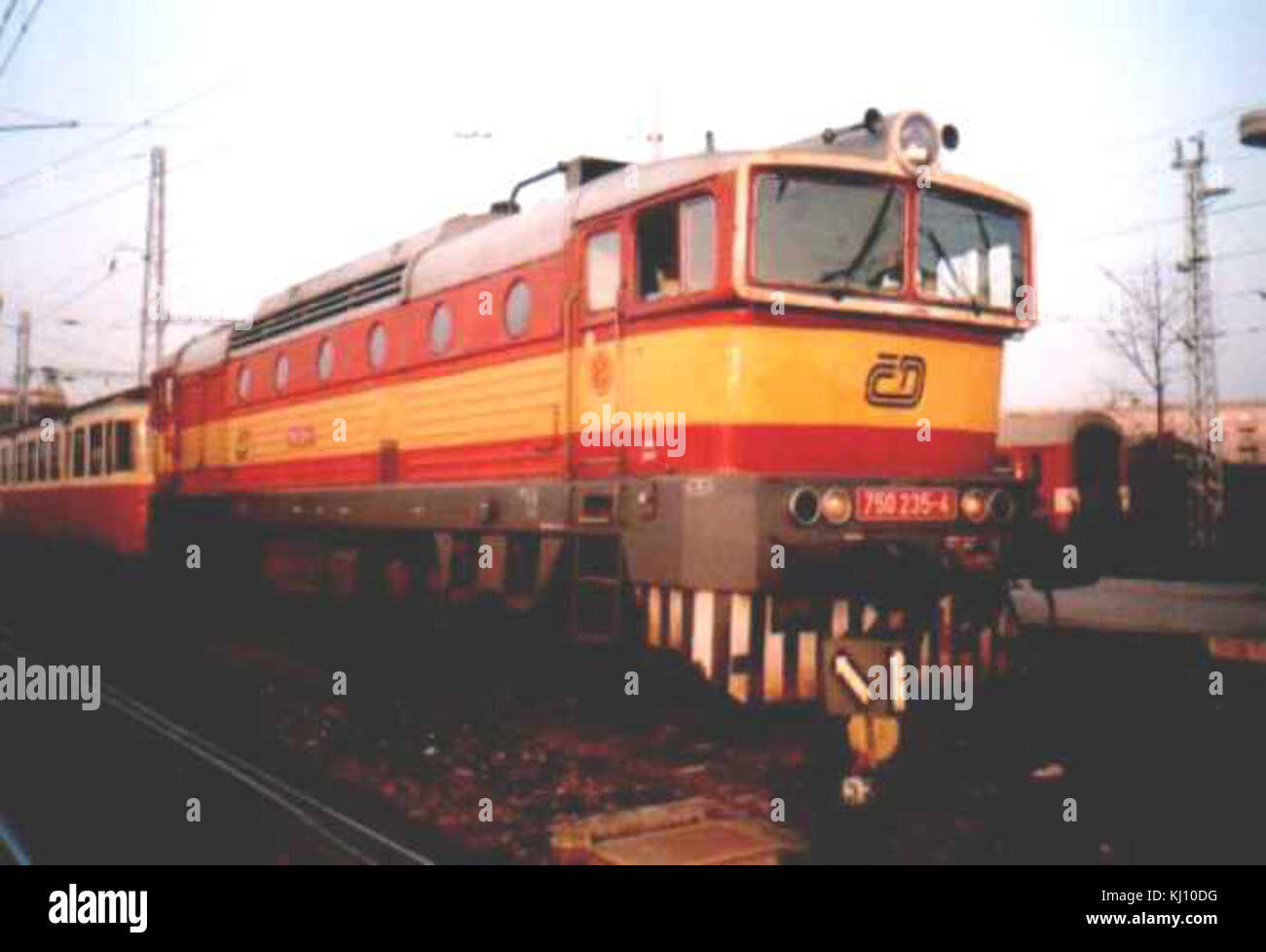 Lokomotiva 750 235 Stock Photo - Alamy