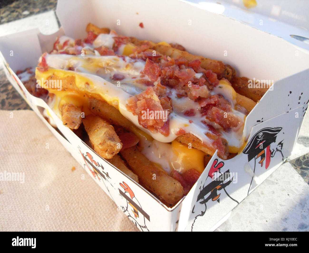 Loaded fries food Stock Photo - Alamy