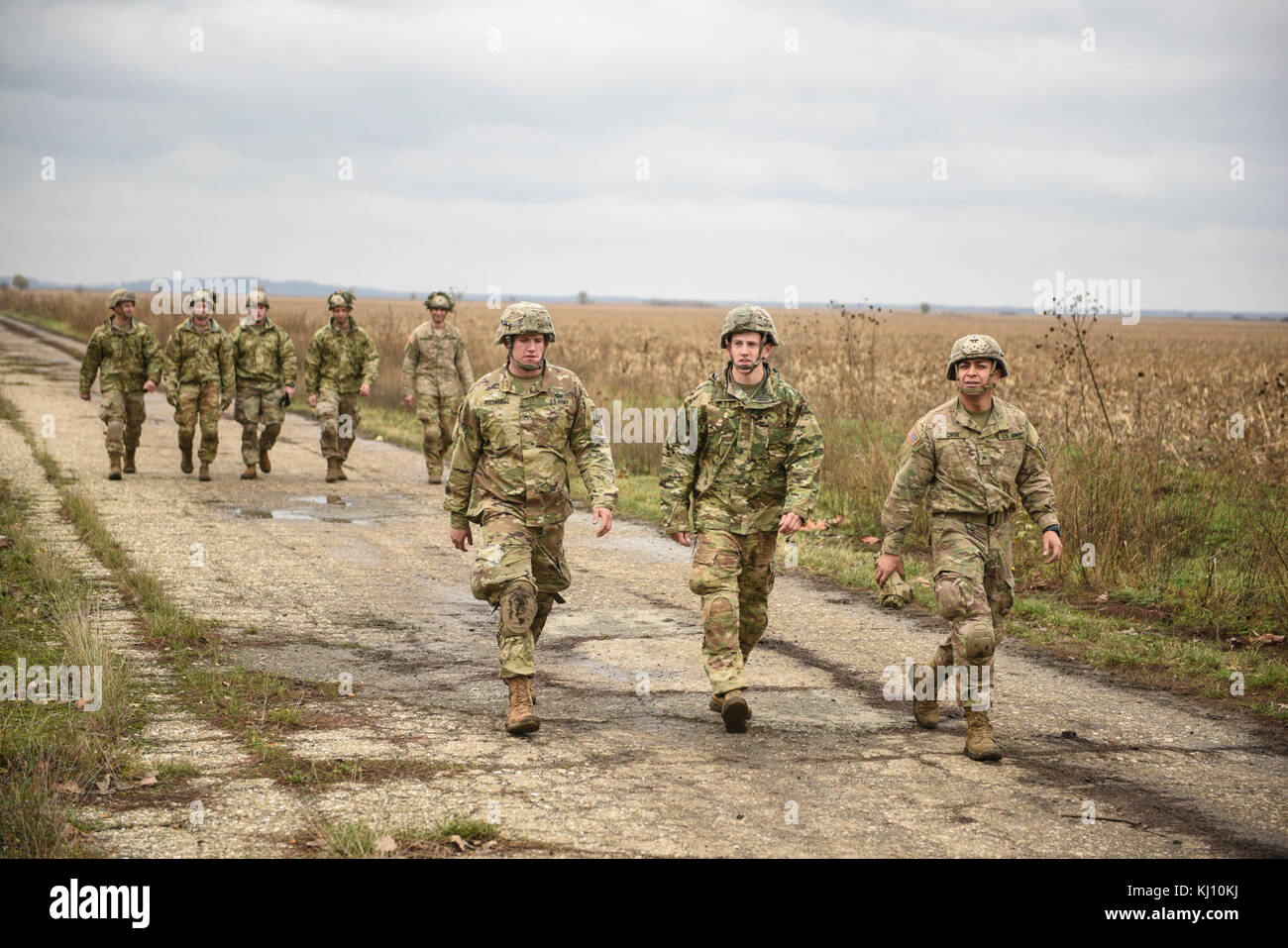 KOVIN, Serbia -- Paratroopers from Able Co. 2nd Bn., 503rd Infantry ...