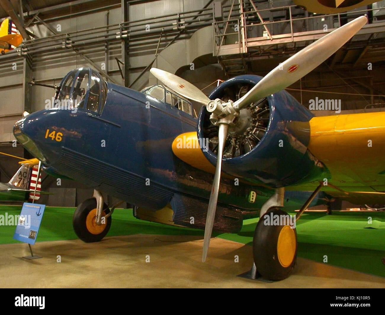 Martin B 10 plane Stock Photo - Alamy