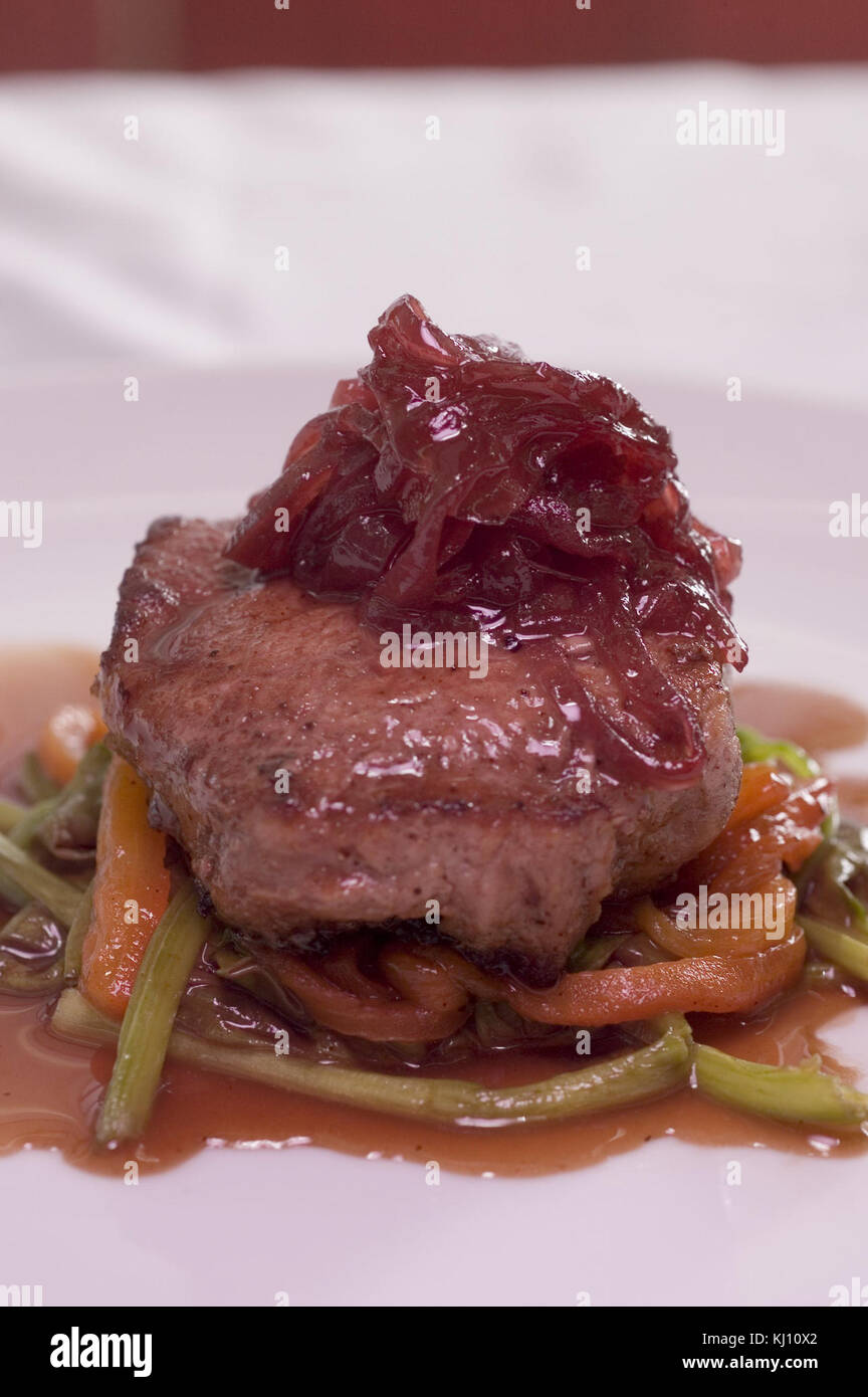 Meat filet food Stock Photo - Alamy