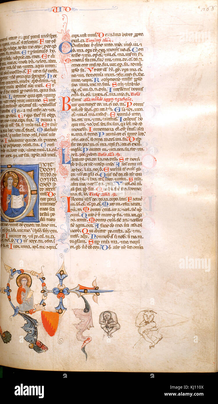 Miniatore di S Alessio in Bigiano - Leaf from Bentivoglio Bible ...