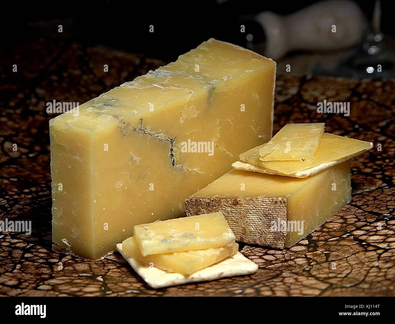 Montgomery's Cheddar Cheese, a traditional English cheese known for its ...