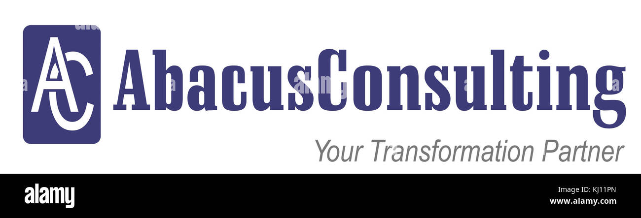 Official logo of Abacus Consulting Stock Photo - Alamy