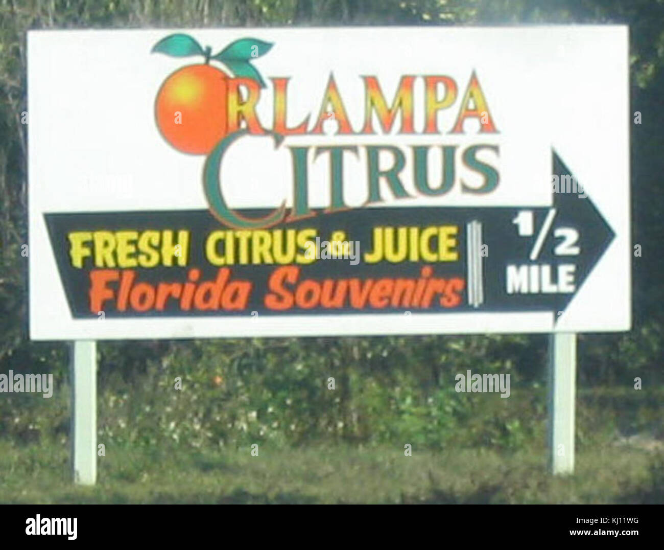 Orlampa Citrus sign Stock Photo - Alamy