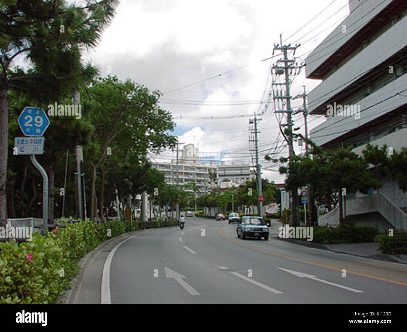 Okinawa prefectural road route 29 Stock Photo - Alamy