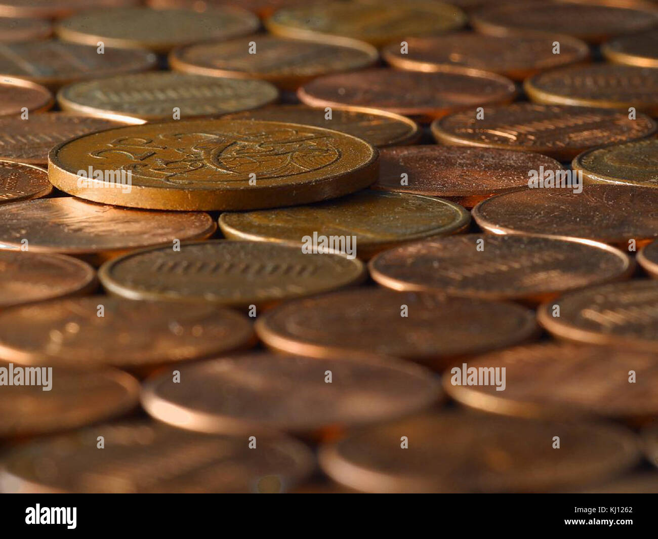 News pennies hi-res stock photography and images - Alamy