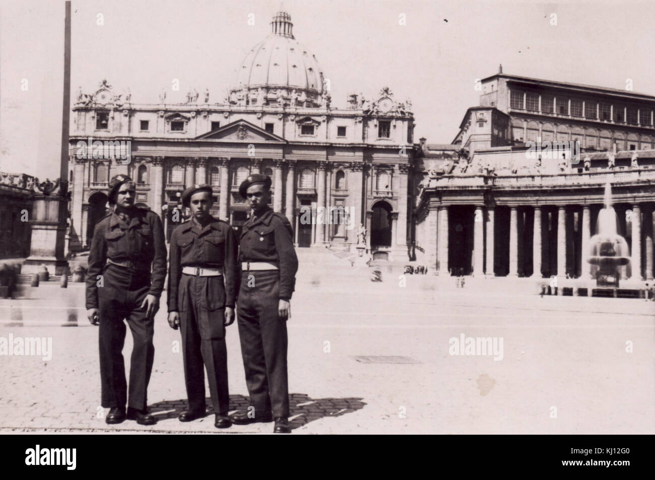 Polish II Corps (78) - 1946-04-27 - Vatican Stock Photo - Alamy