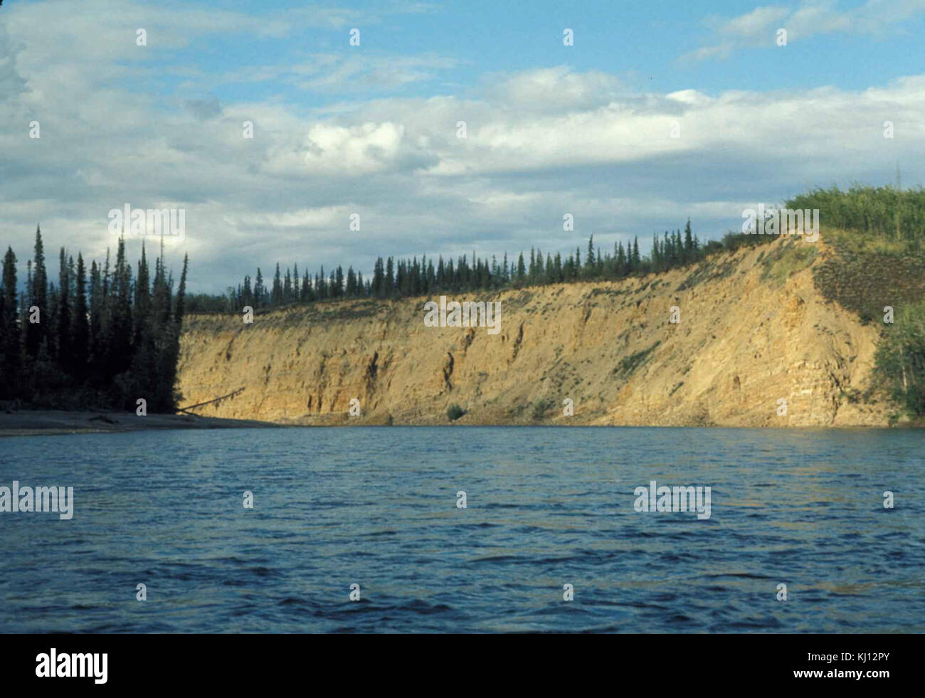 Lower coleen river bluffs Stock Photo - Alamy
