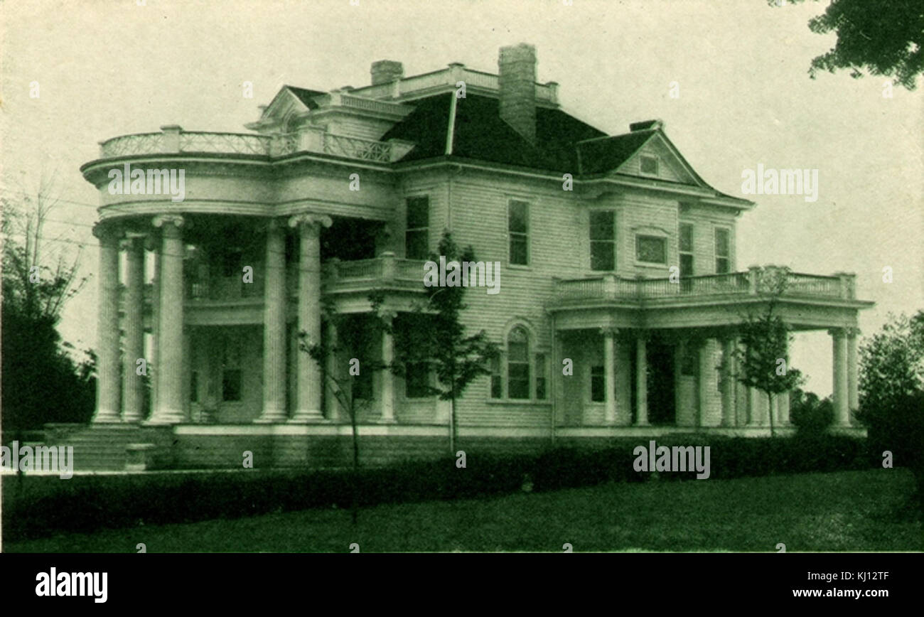 Historic image or record of the RL Covington House, showing residential ...