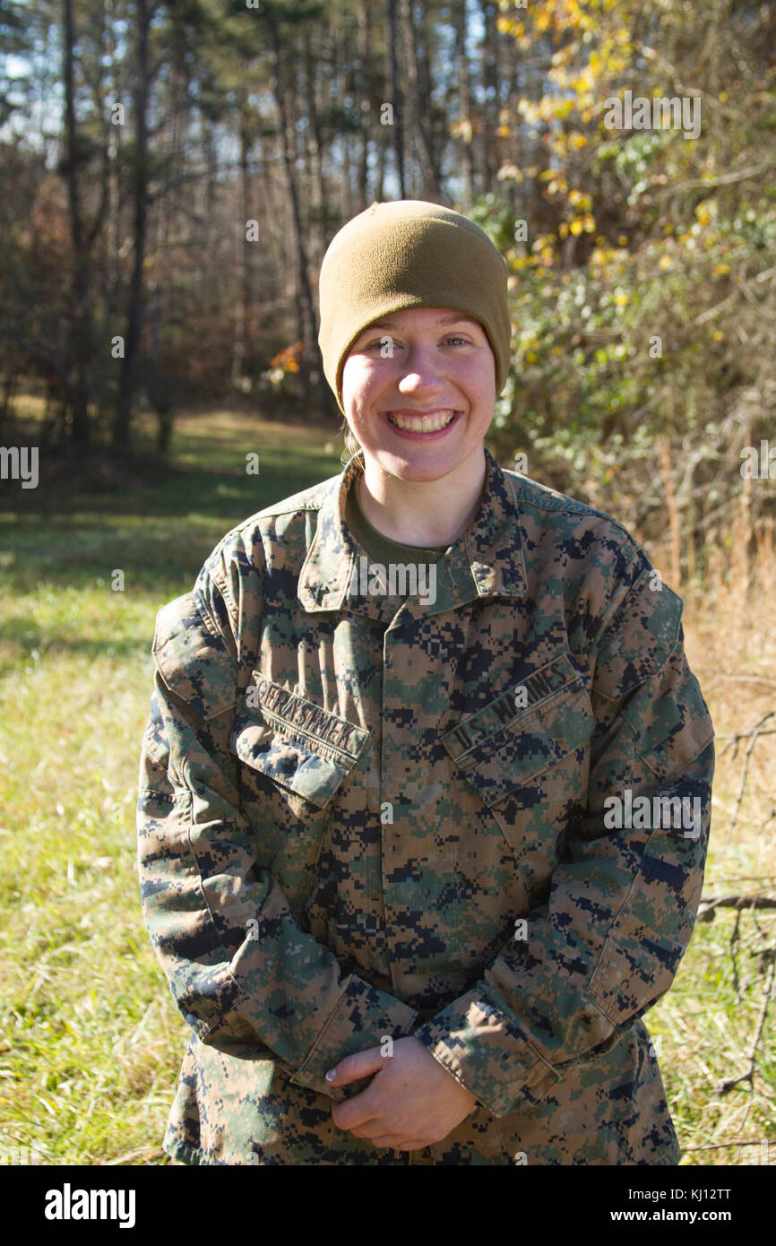 MARINE CORPS BASE QUANTICO, Virginia - Lance Cpl. Jillian Gerasimek, a ...