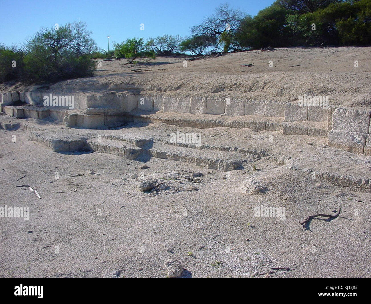 Shellite mine telegraph station shark bay Stock Photo - Alamy