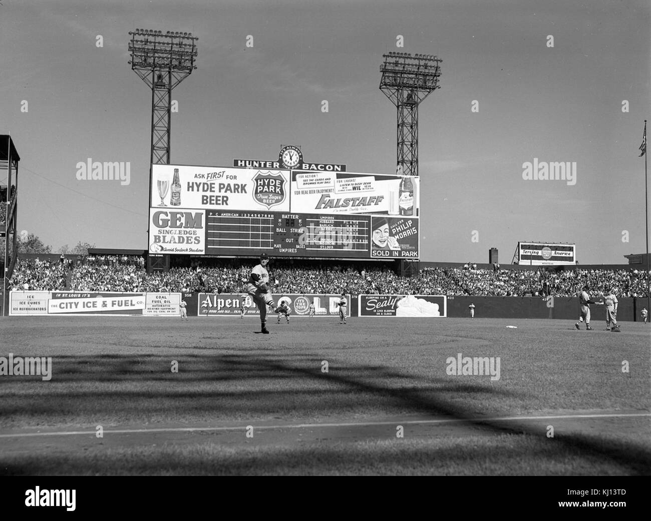 Sportsman's Park 1946 World Series-1 Stock Photo - Alamy
