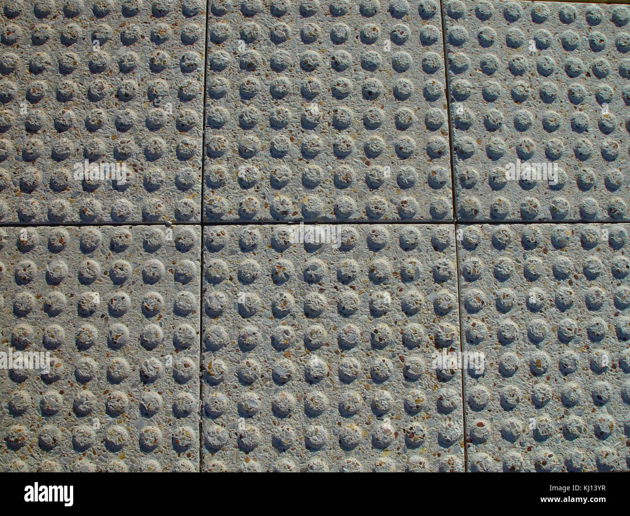 This image showcases stippled cement paving blocks, emphasizing the ...