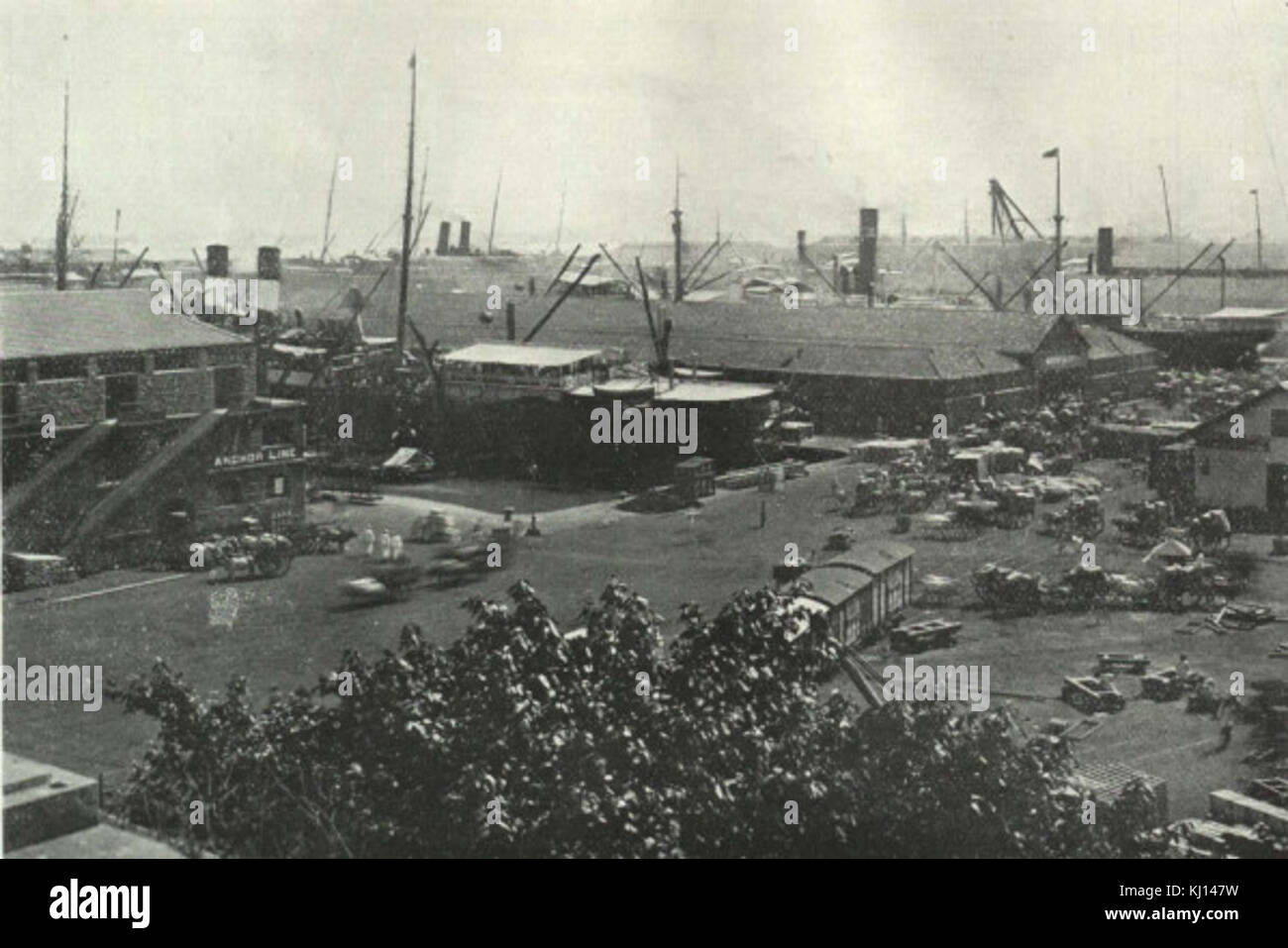 The Victoria Dock Stock Photo - Alamy