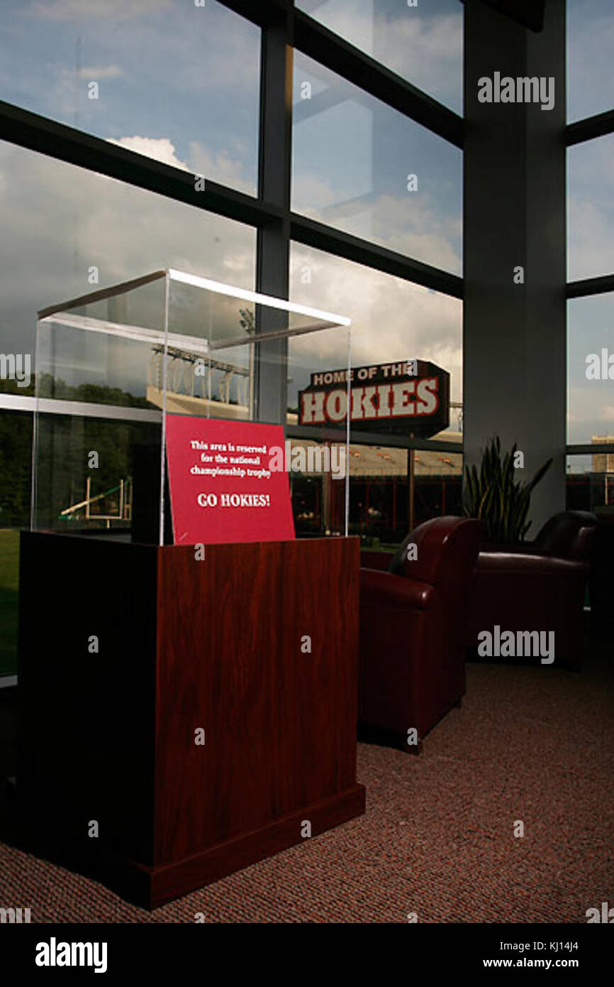 VT National Championship Trophy Stock Photo - Alamy