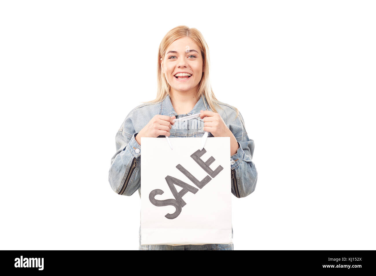Customer at shopping sale Stock Photo - Alamy