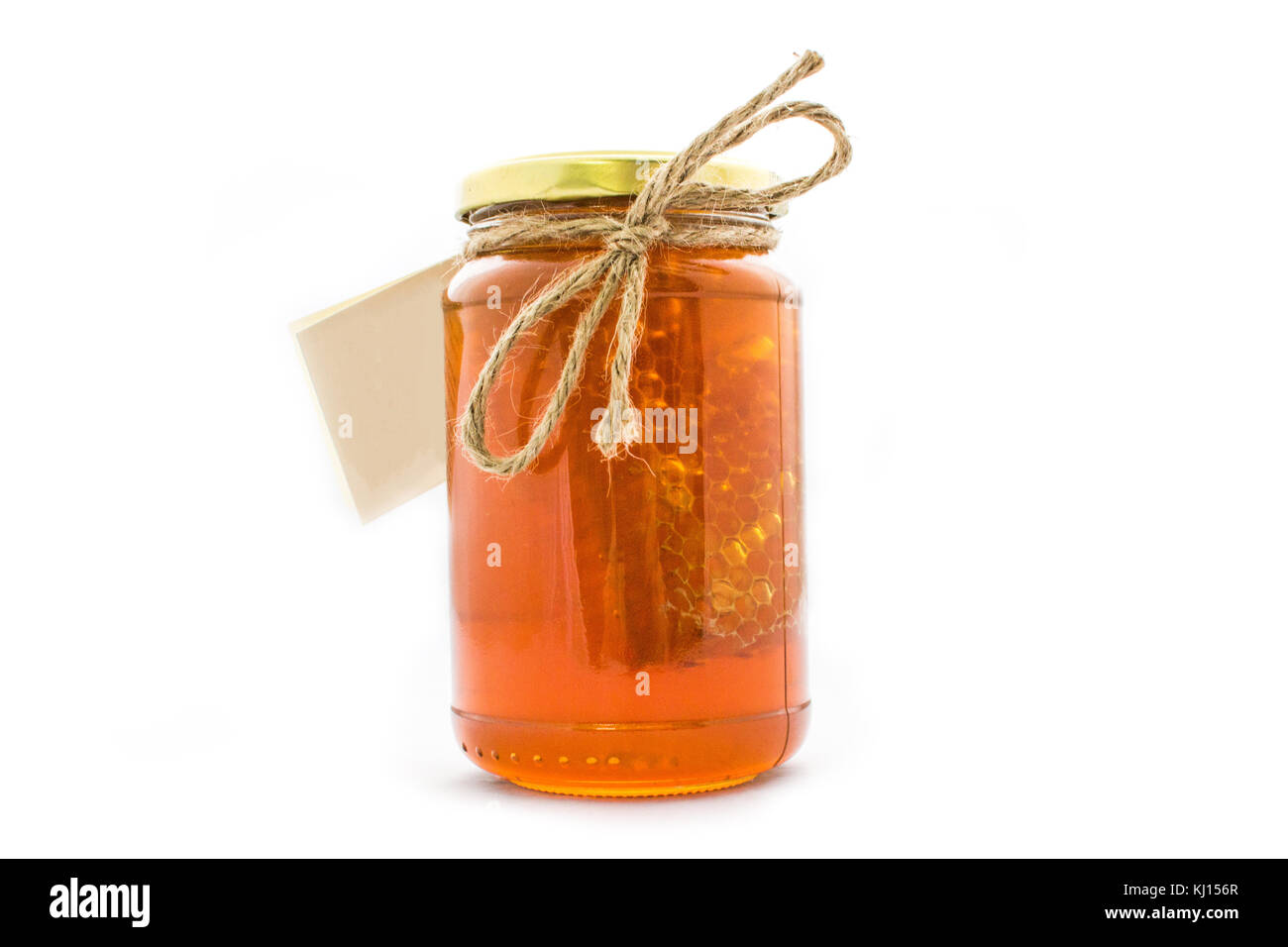 Honey Jar (with Honeycomb Stock Photo - Alamy