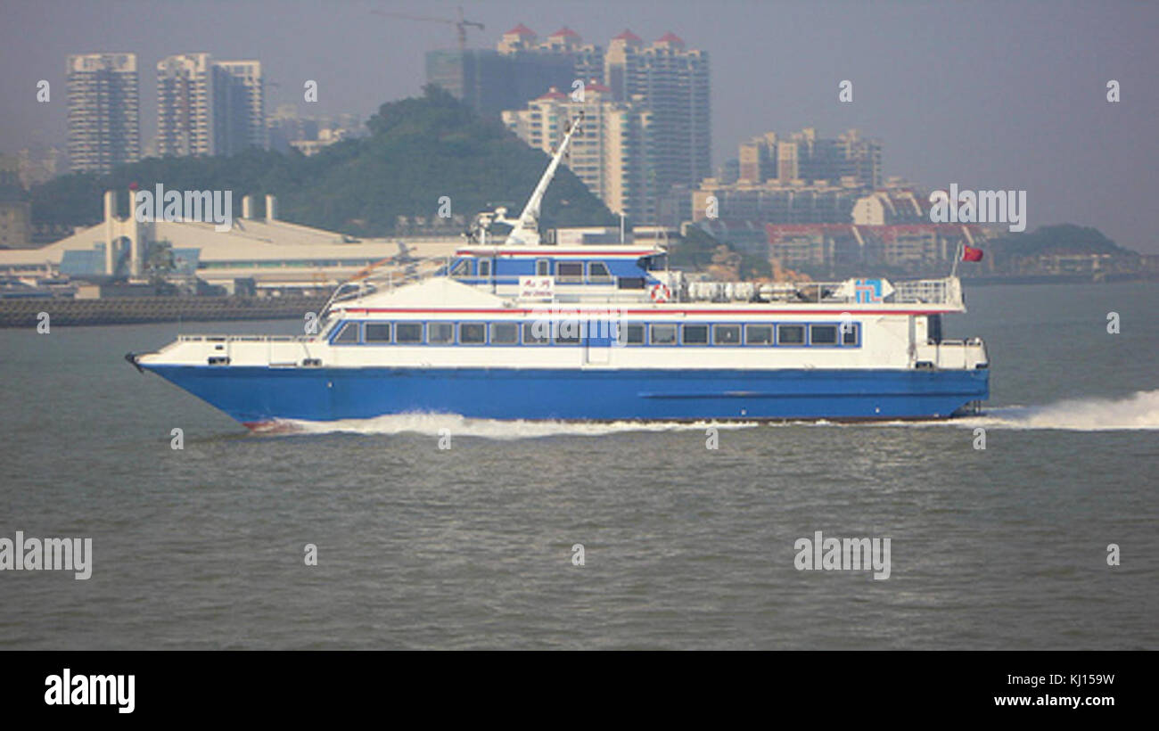 Zhuhai Ferry Boat Stock Photo - Alamy