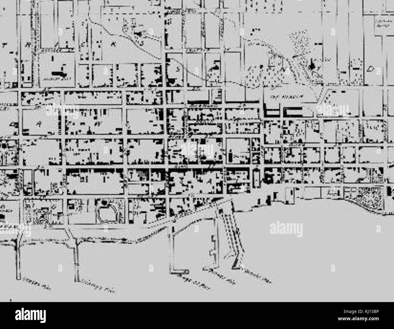 Map Of Toronto Black and White Stock Photos & Images - Alamy