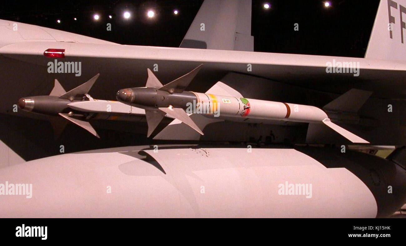 Air to air aircraft plane missiles Stock Photo - Alamy