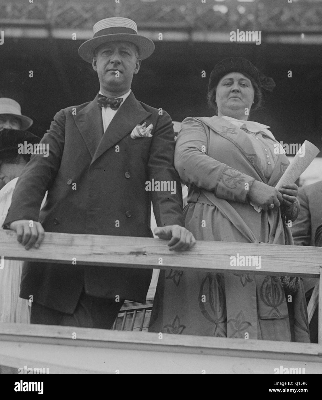 Al Smith with wife Stock Photo - Alamy