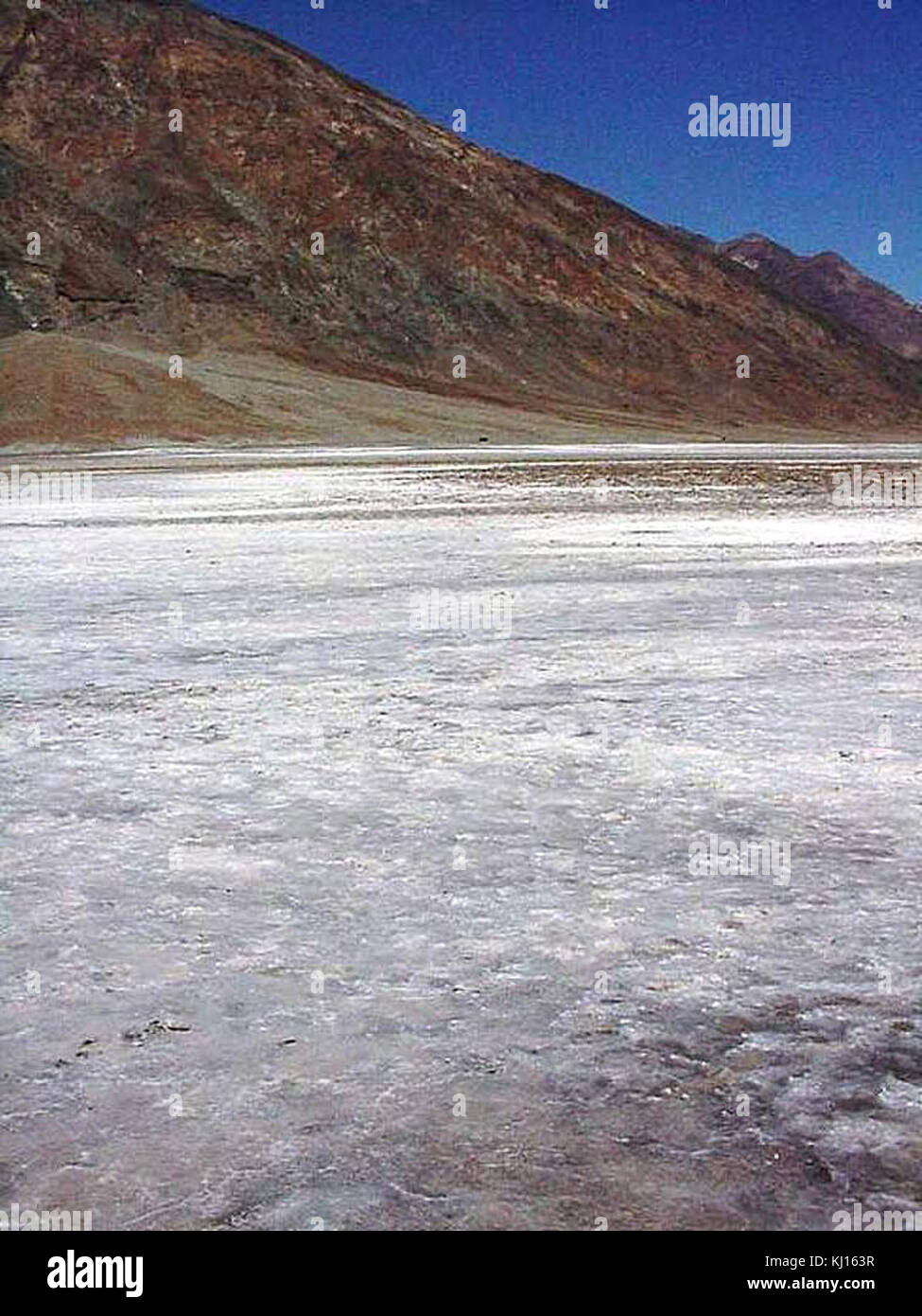 Badwater death valley salt Stock Photo - Alamy