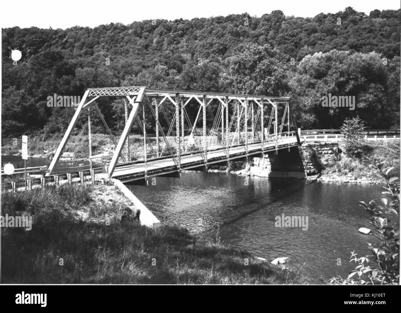 Bridge in Cherrytree Township Stock Photo - Alamy