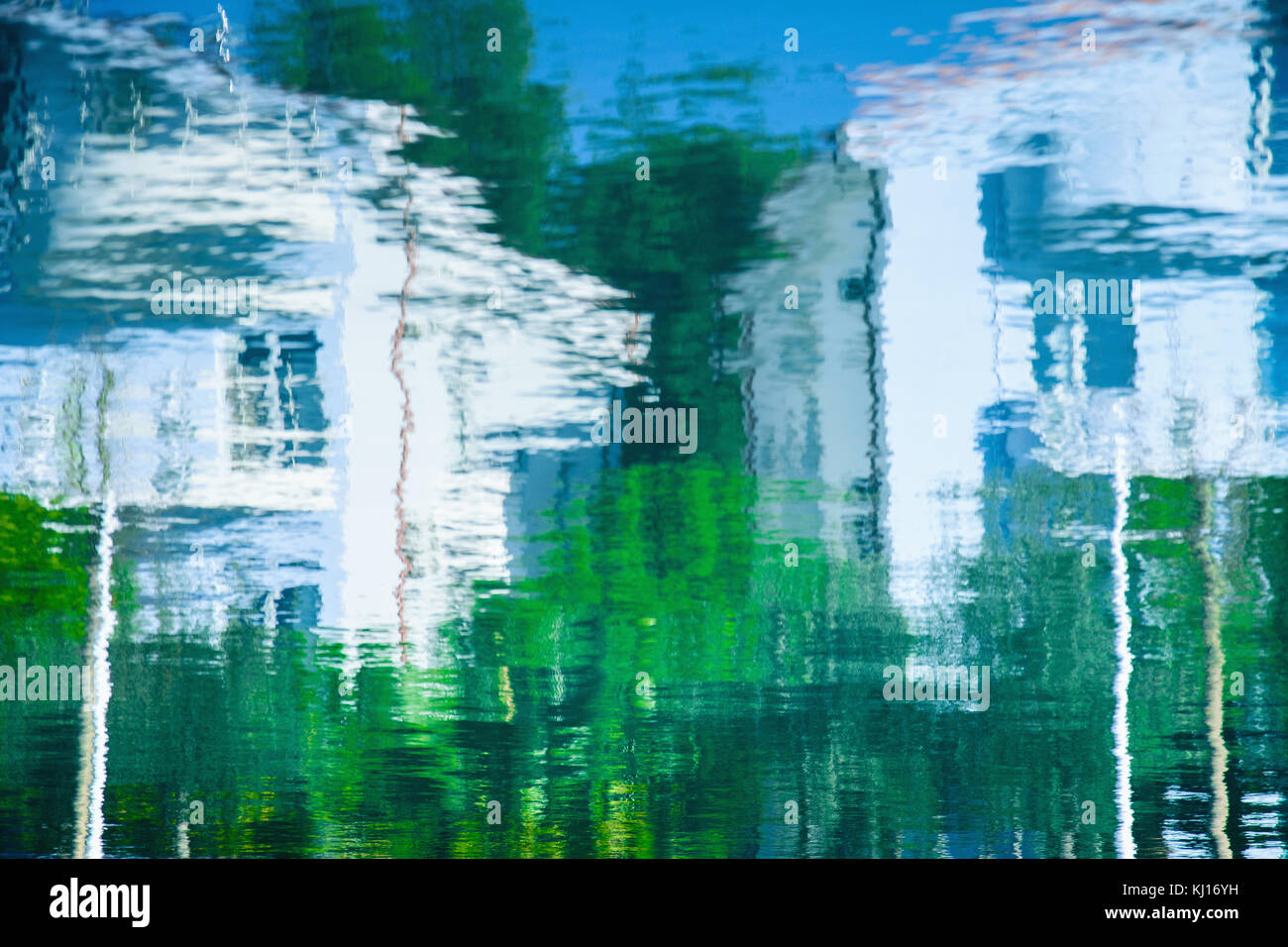 Abstract water reflection Stock Photo - Alamy