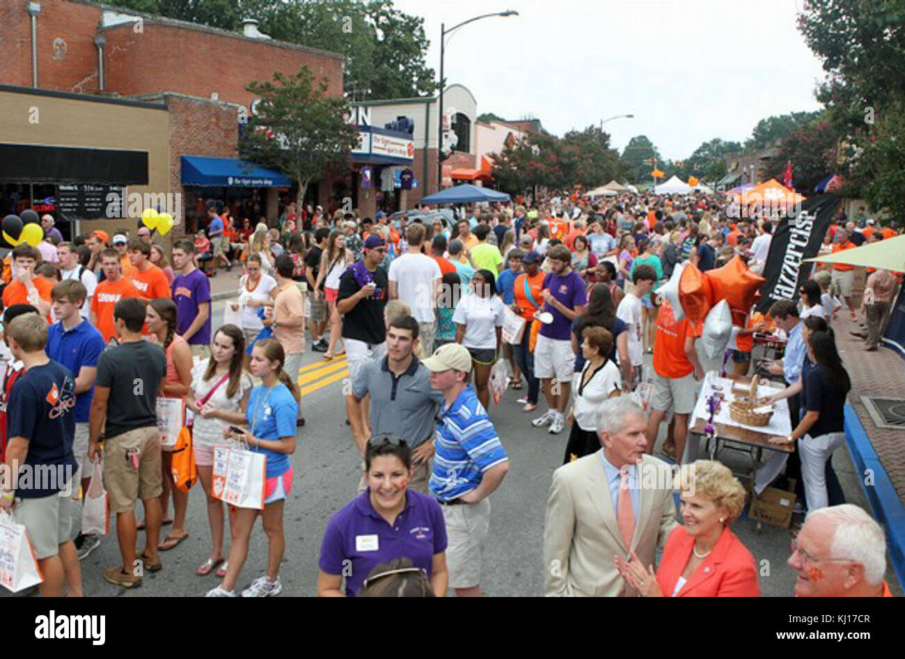 Clemson Welcome Back Festival 2012 Stock Photo - Alamy