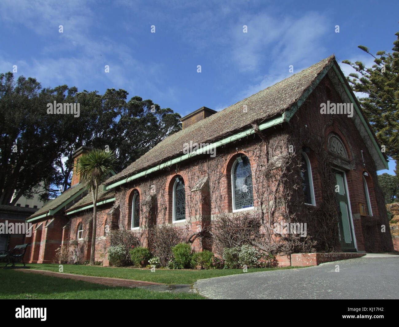 Crematorium karori cemetery Stock Photo - Alamy
