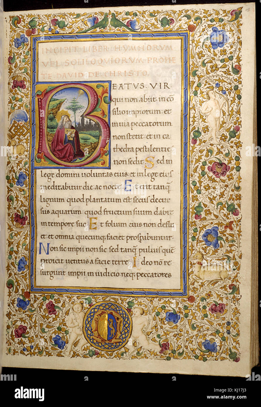 Cristoforo Majorana - Leaf from Psalter - Walters W33015R - Open ...