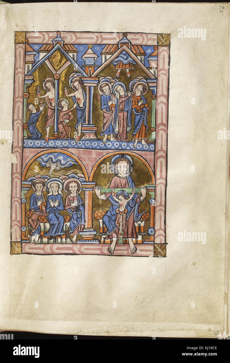 English - Leaf from Carrow Psalter - Walters W3429R - Open Obverse ...