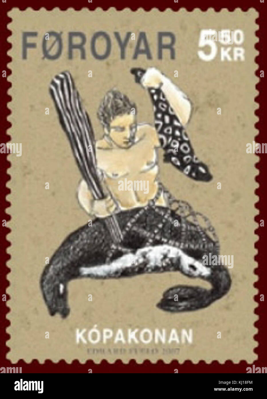 Faroe islands seal woman hi-res stock photography and images - Alamy