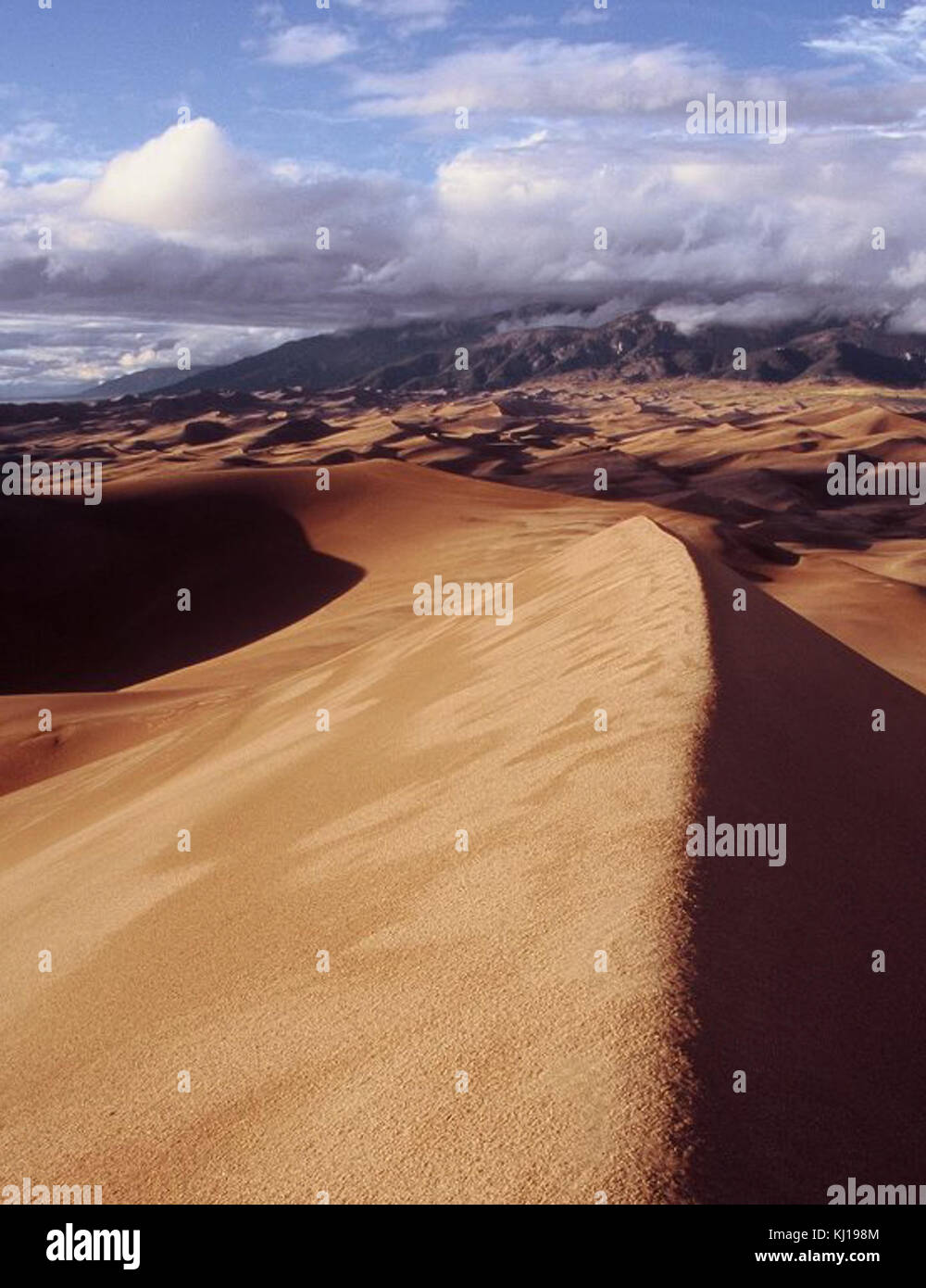 Great Sand Dunes National Park view from high dune Stock Photo - Alamy