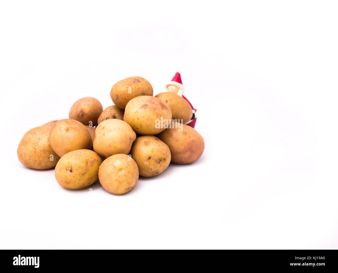 Santa Moving Potatoes Stock Photo - Alamy