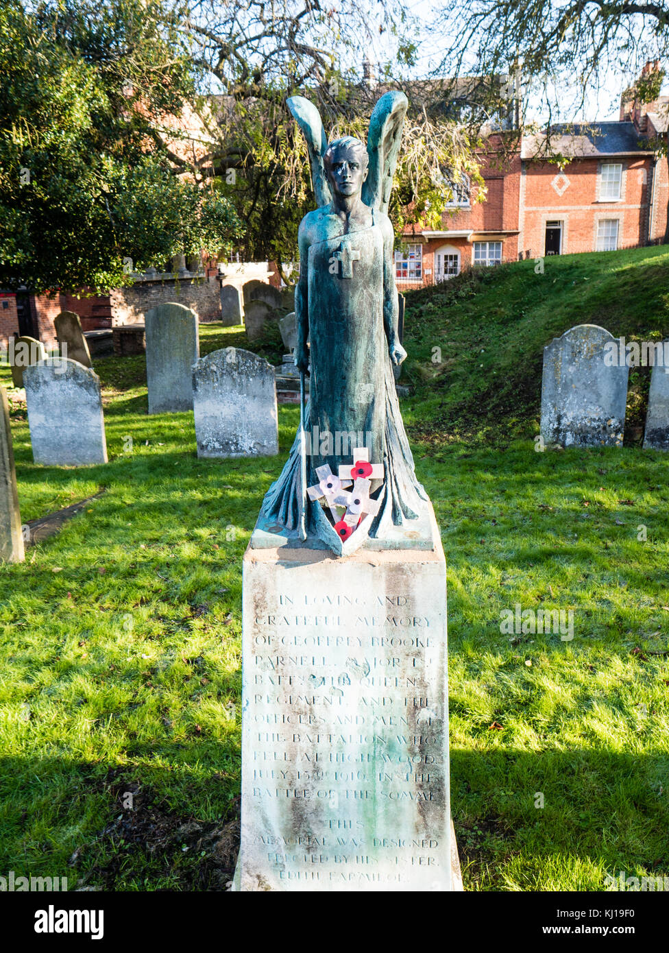 Graveyard, Holy Trinity Church, Guildford, Surrey, England Stock Photo ...